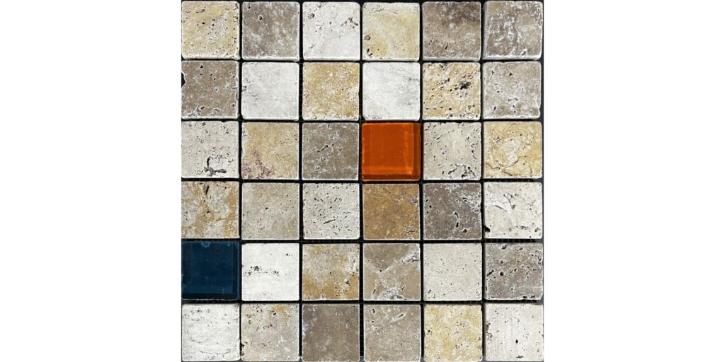 Multicolor With Glass | Tez Marble