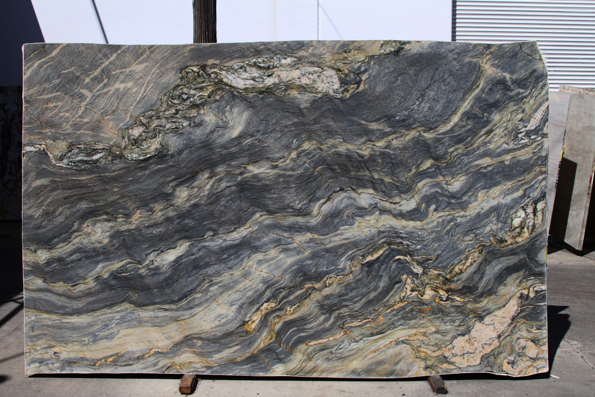 Fusion Light Blue Quartzite, Slabs | Tez Marble