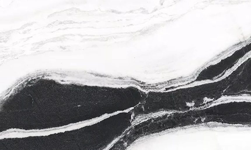 B&W Marble Wave Natural | Tez Marble