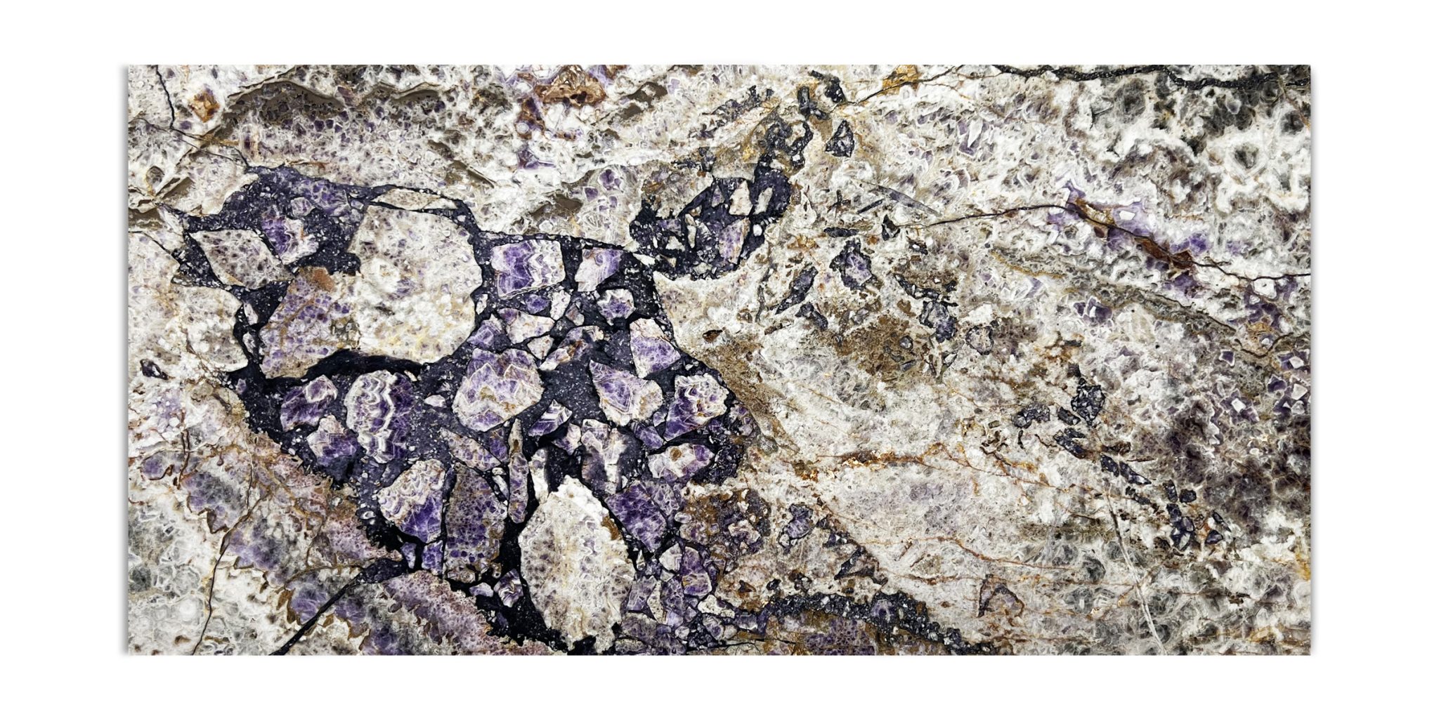 Amethyst Crystal Quartzite, Slabs | Tez Marble