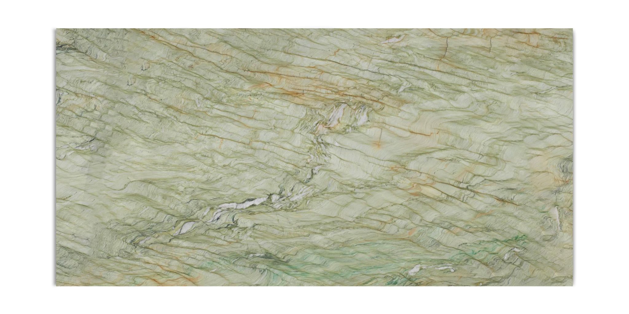 Fusion Light Green Quartzite, Slabs | Tez Marble