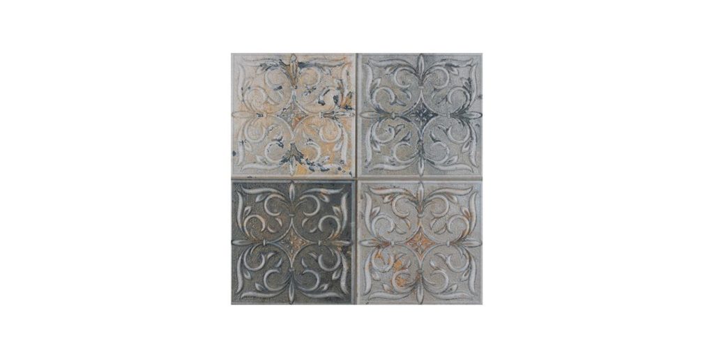 Antigua Lis Mix Mosaic, Porcelain Tiles Tile | Tez Marble