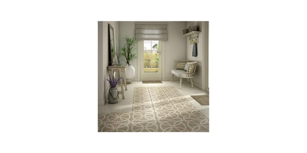 Caprice Pastel Loop Mosaic Tile | Tez Marble