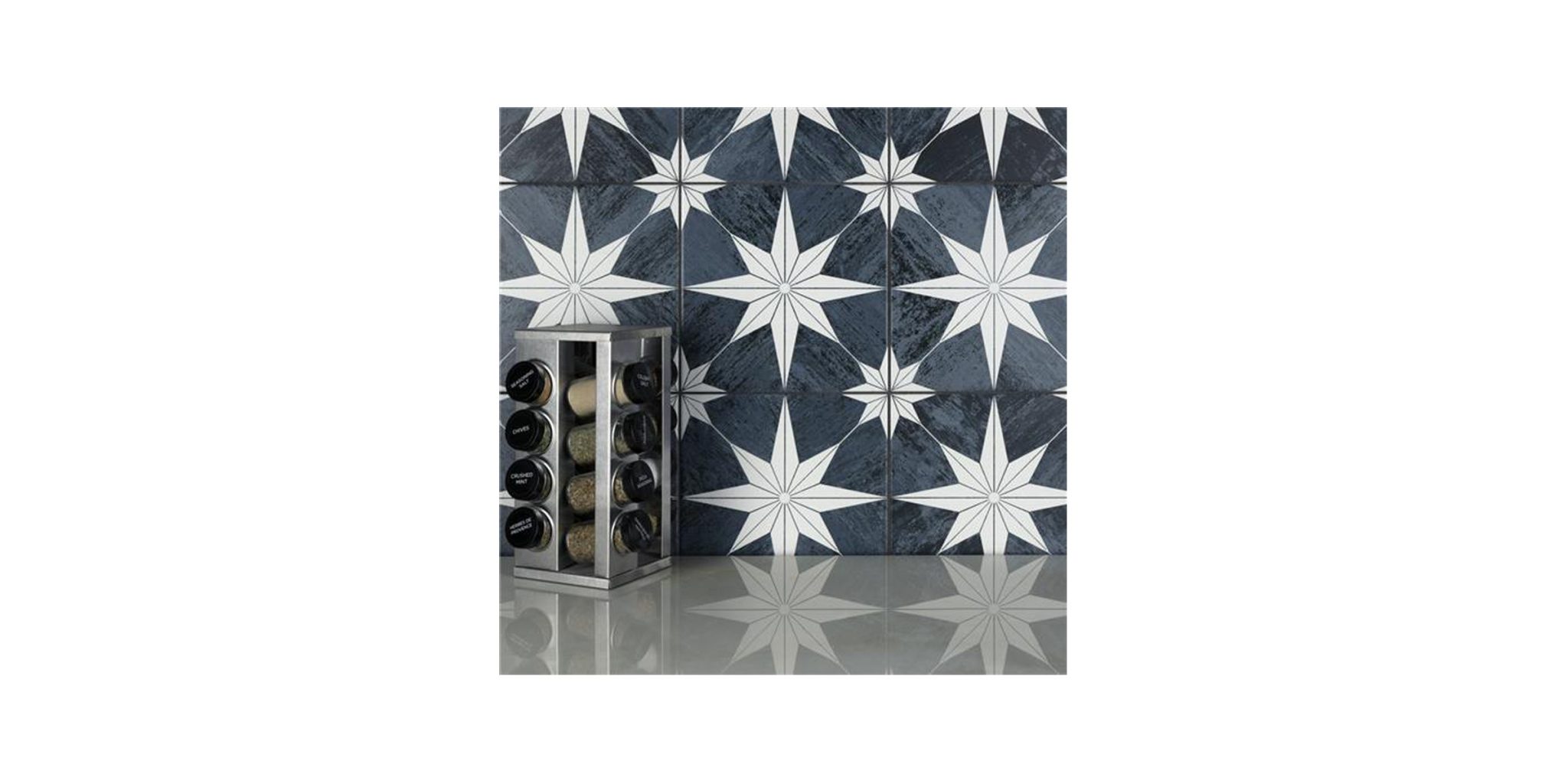 Cassis Stella Black Night Mosaic, Wood Look Tile | Tez Marble