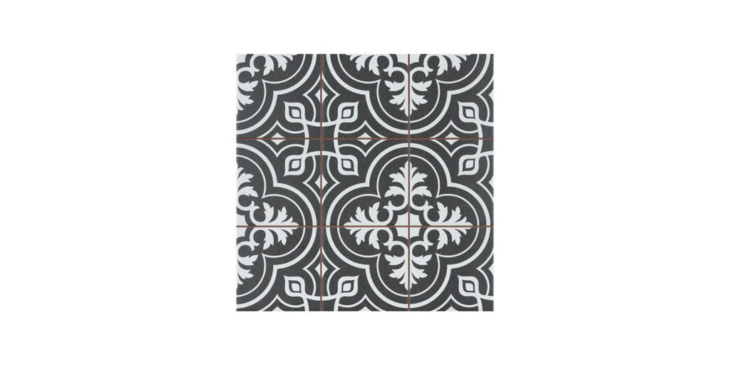 Harmonia Vintage Black Mosaic Tile | Tez Marble