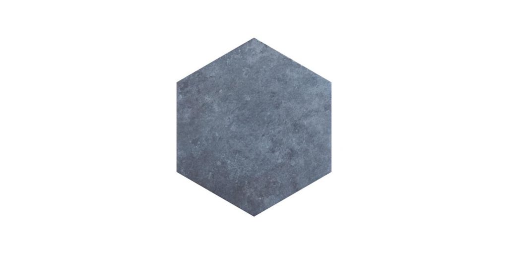 Heritage Hex Indigo Mosaic Tile | Tez Marble