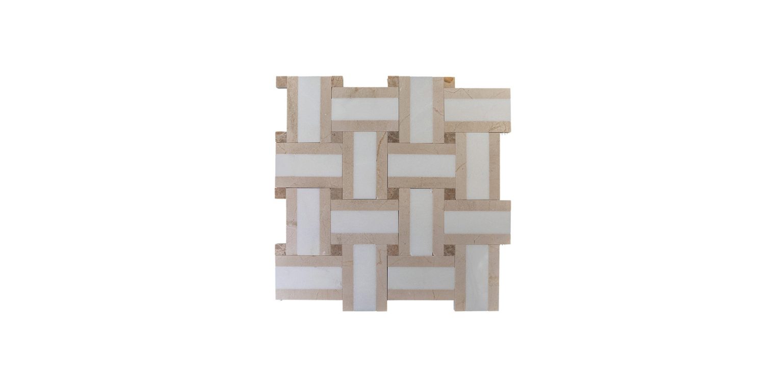 Grand EMP Light Mosaic Tile | Tez Marble