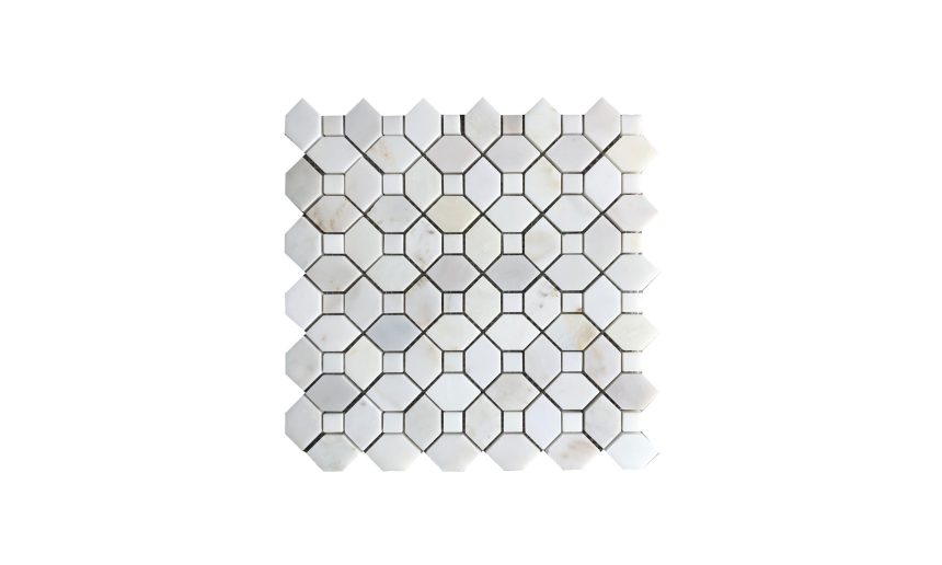 Mufia Calacatta Rome Mosaic Tile | Tez Marble