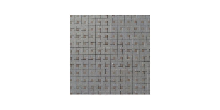 Pinwheel Crema Marfil Mosaic Tile | Tez Marble