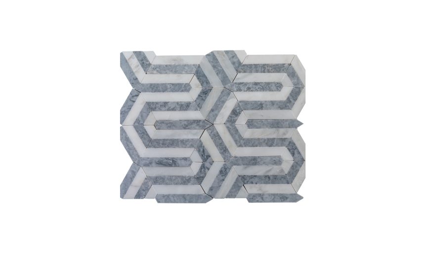 Rondo East Shadow Mosaic Tile | Tez Marble