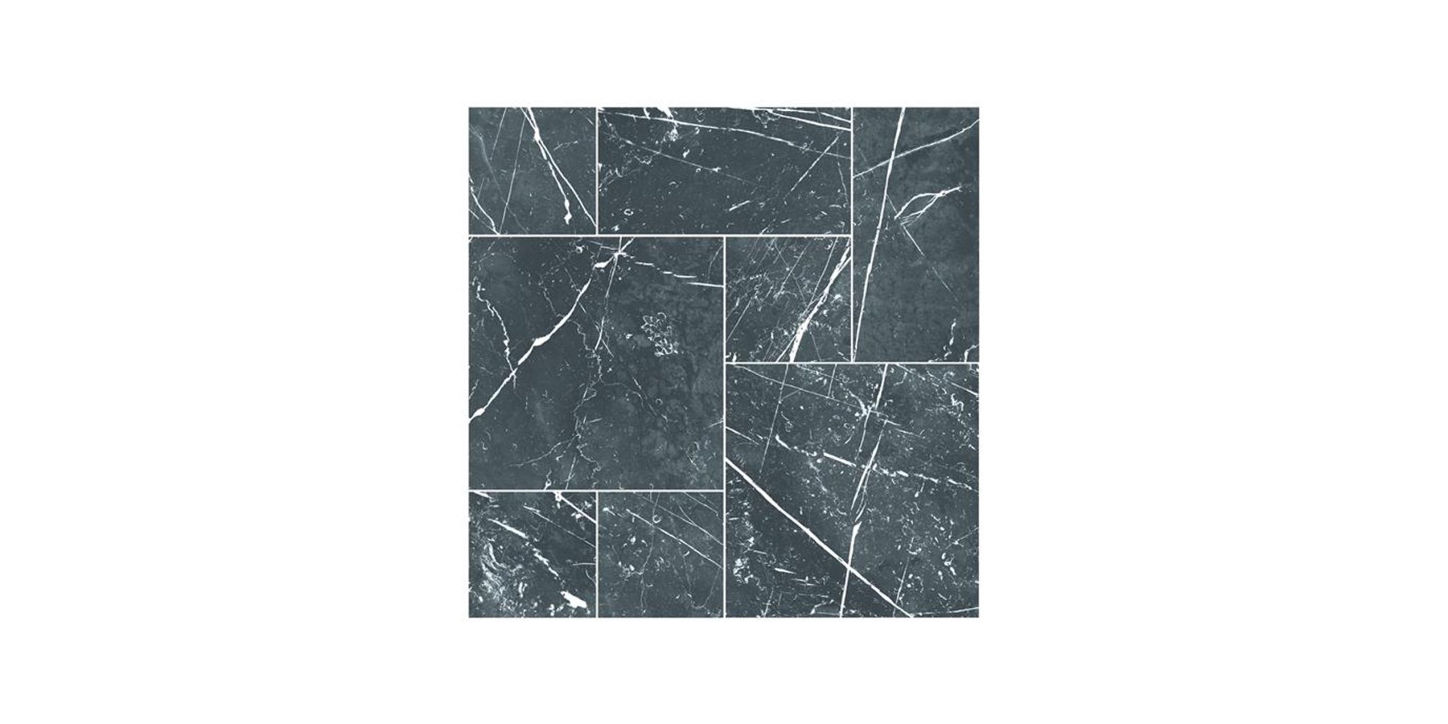 Timeless Marquina Natural Modular Kit Mosaic Tile | Tez Marble