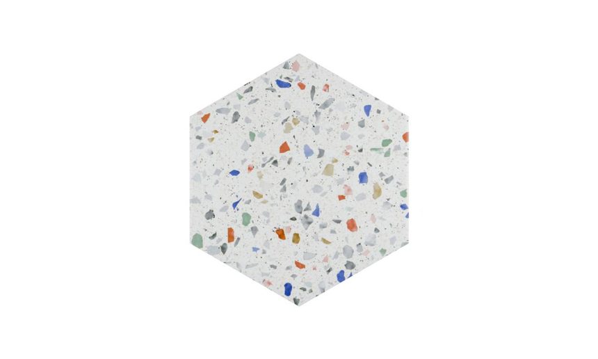 Venice Hex Colors Light Mosaic Tile | Tez Marble