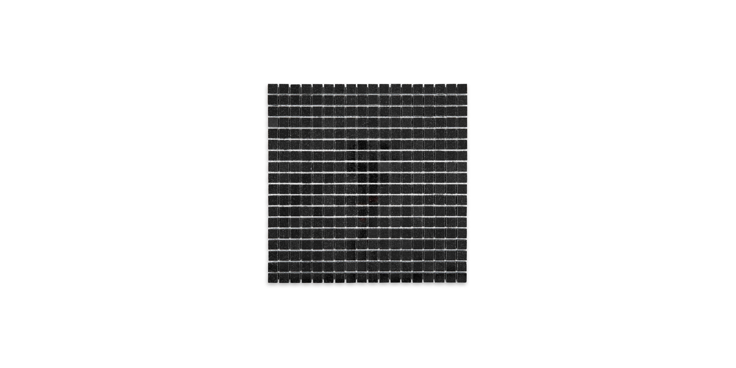 Absolute Black Granite Square 5/8″ X 5/8″ Mosaic Tile | Tez Marble