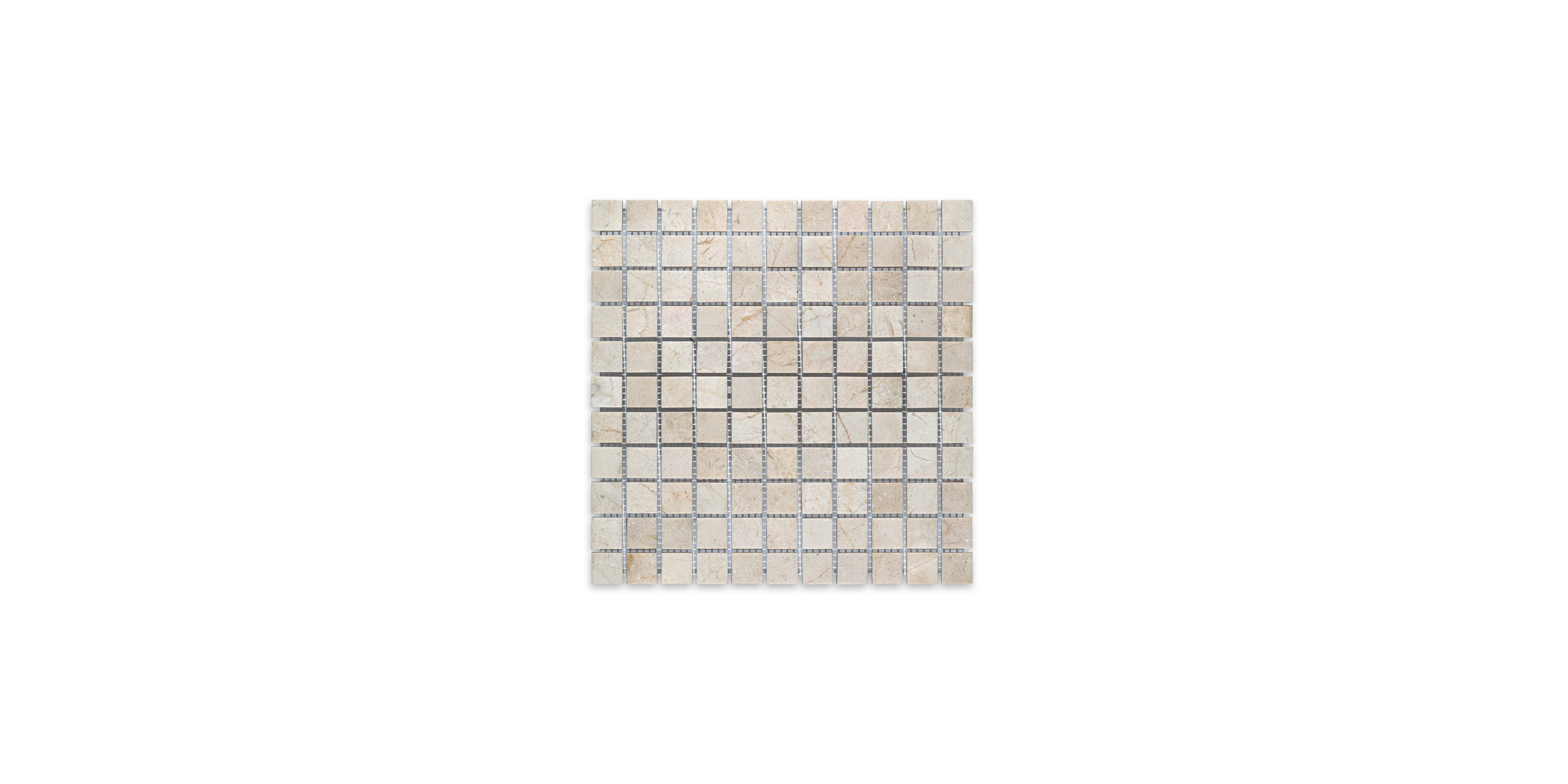 Crema Marfil Marble Square 1″ X 1″ Mosaic Tile | Tez Marble
