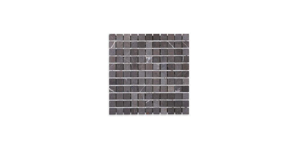 Graphite Marble Square 1″ X 1″ Mosaic Tile | Tez Marble
