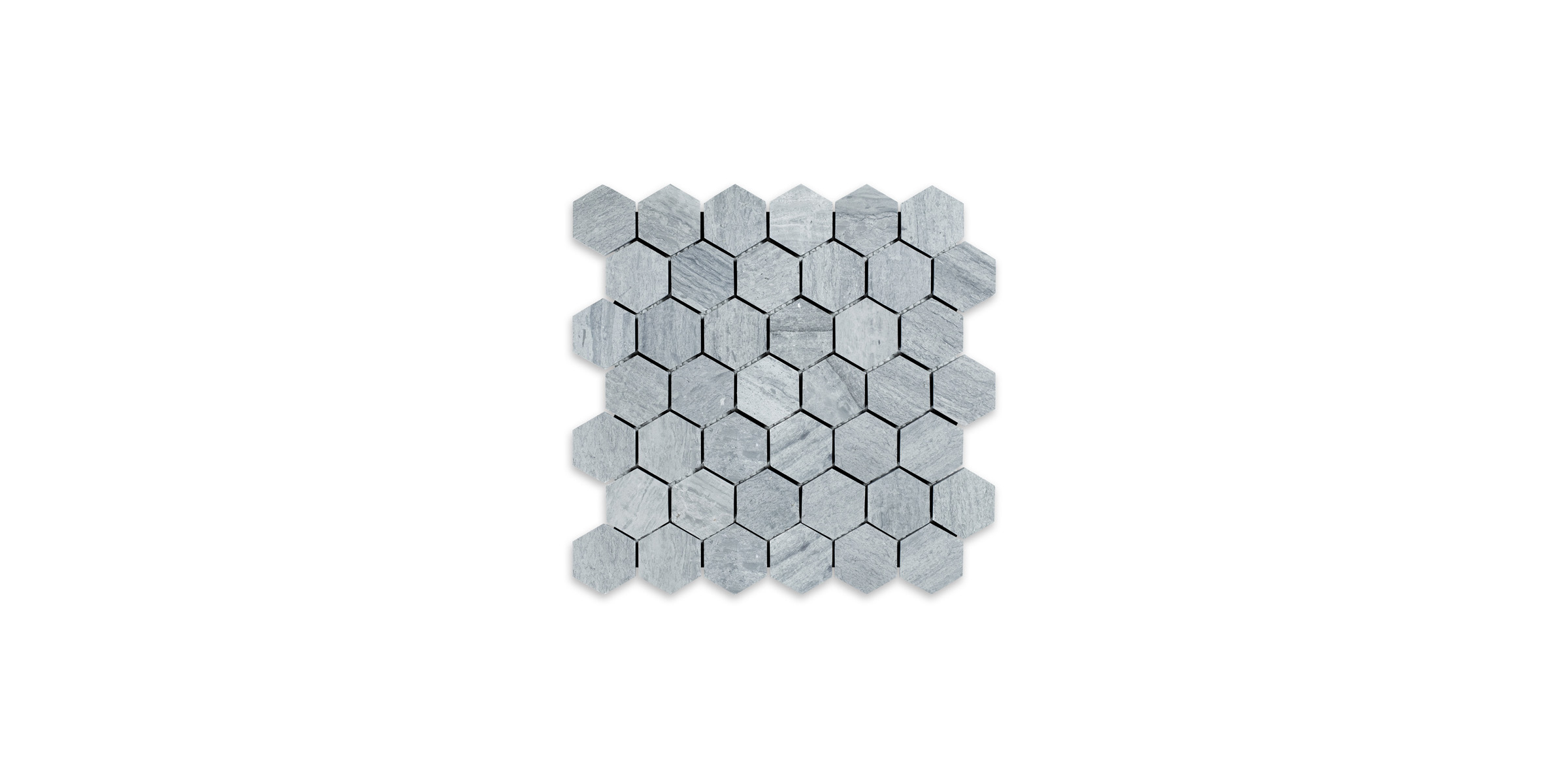 Haisa Blue Marble Hexagon 2″ Mosaic Tile | Tez Marble