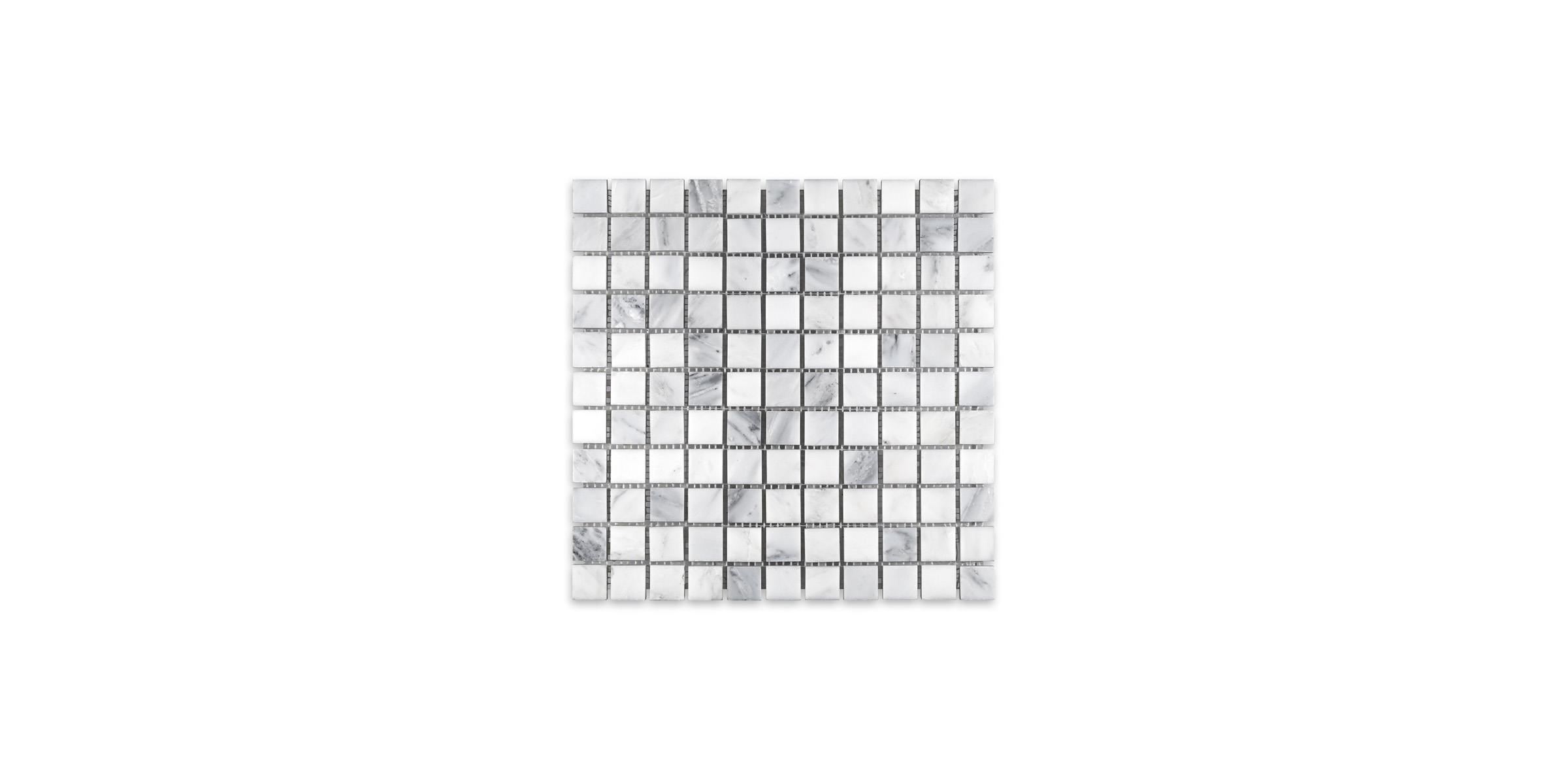 Oriental White Marble Square 1″ X 1″ Mosaic Tile | Tez Marble