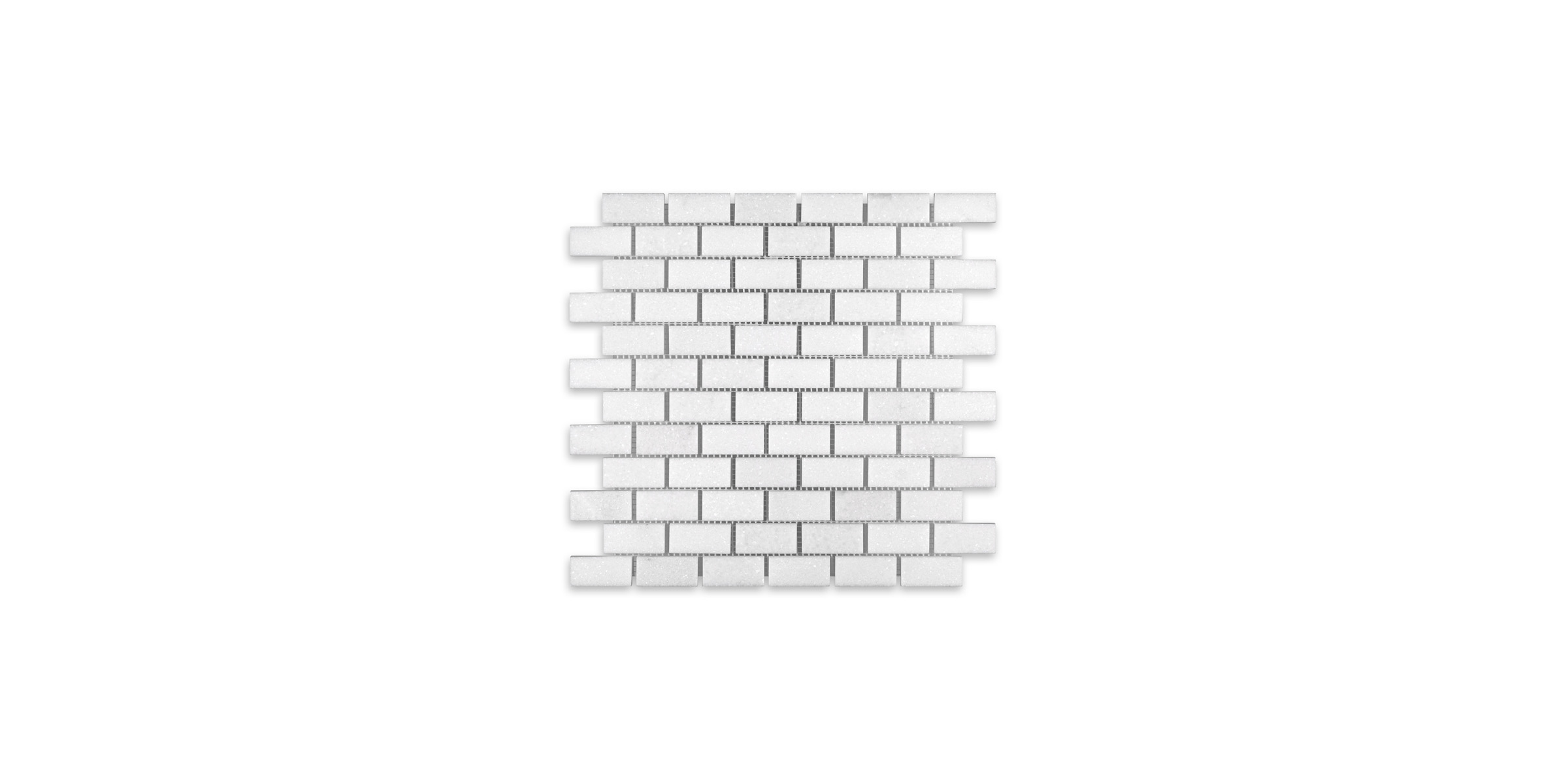Thassos White Marble Brick 1″ X 2″ Mosaic Tile | Tez Marble