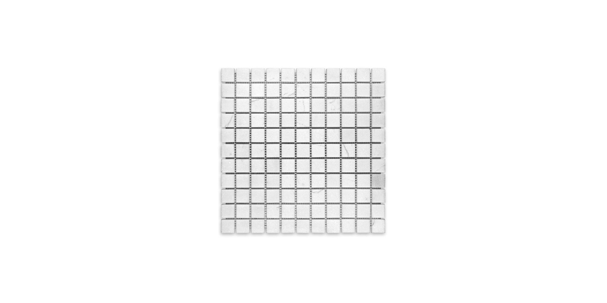 Thassos White Marble Square 1″ X 1″ Mosaic Tile | Tez Marble