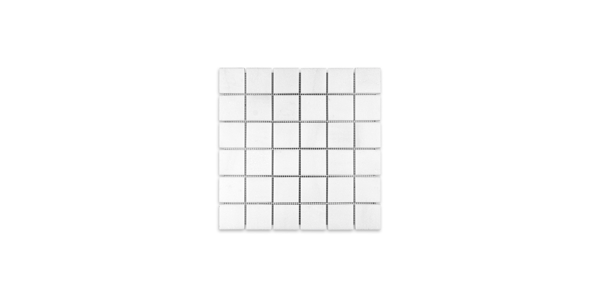 Thassos White Marble Square 2″ X 2″ Mosaic Tile | Tez Marble